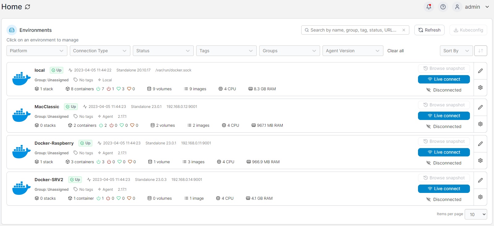 Instalación del Agente de Portainer – ByteBeat